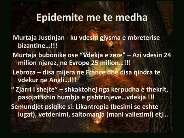 Historia mjekesore ne mesjete | PPT