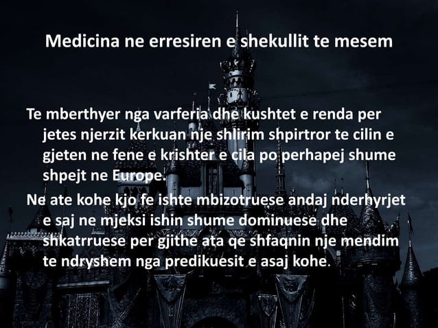 Historia mjekesore ne mesjete | PPT