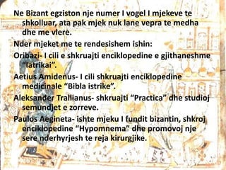 Historia mjekesore ne mesjete | PPTX