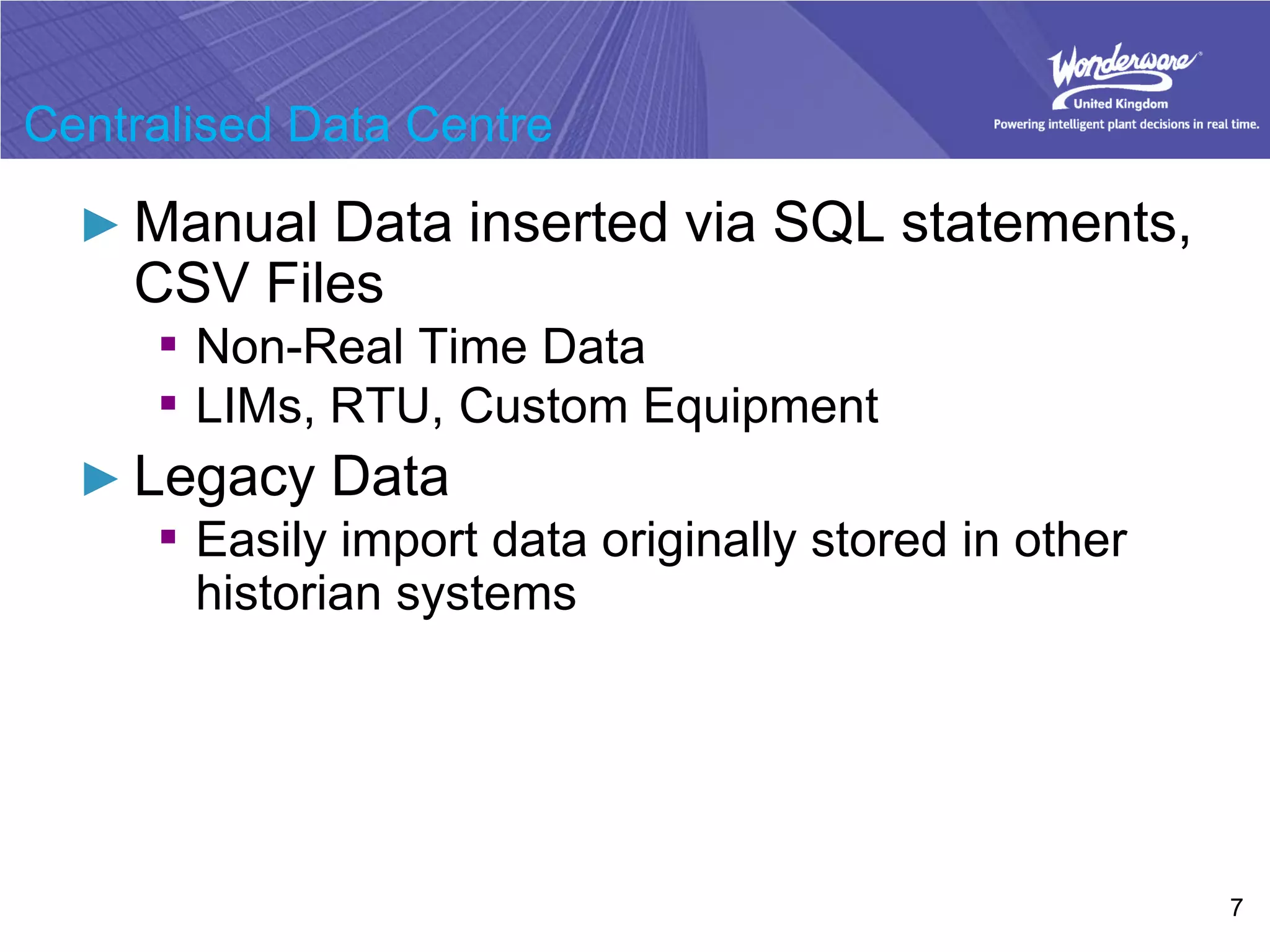 Wonderware Data Historian | PDF