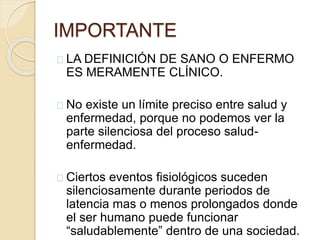 Historia natural de la enfermedad | PPTX