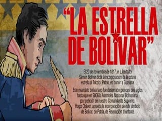 HISTORIA DE LA OCTAVA ESTRELLA EN LA BANDERA DE VENEZUELA ppt | PDF