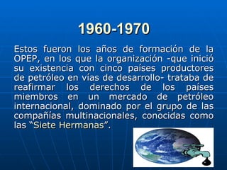 Historia OPEP | PPT