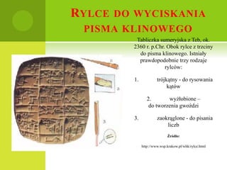 Historia pisma cz.2 | PPT