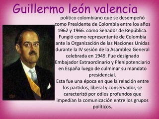 Historia politica de colombia siglo xx | PPTX