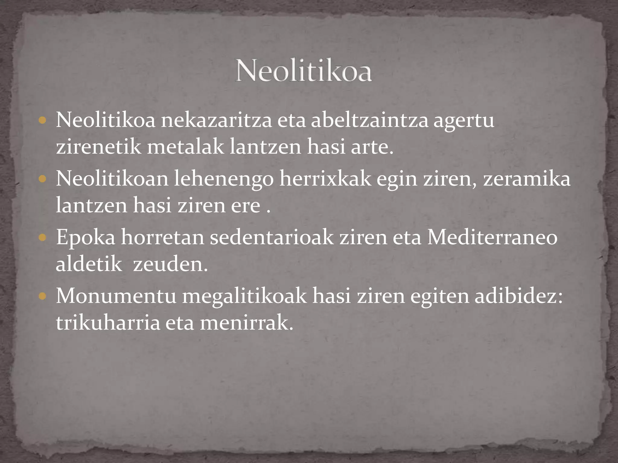 Historiaurrea ekaitz | PPTX