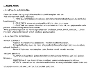 Historiaurrea orokorra | PPT