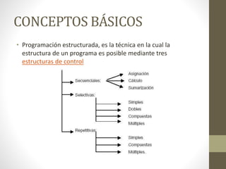 Historia y conceptos basicos de programación estructurada | PPTX