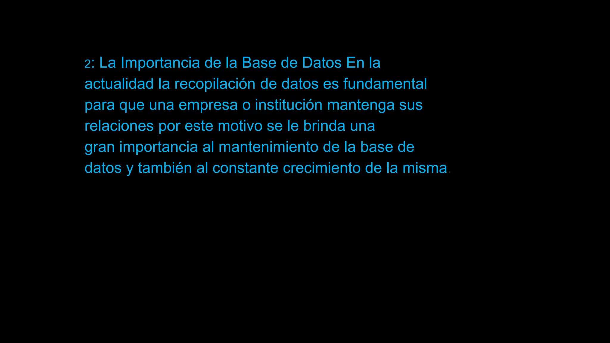 Historia y evaluacion de las bases de datos | PPT
