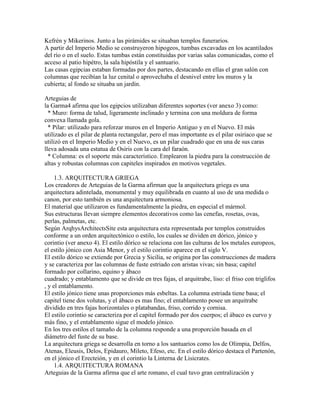 Historia y evolución de la arquitectura | DOCX