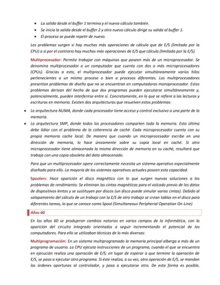 Historia y evolución de los sistemas operativos | PDF