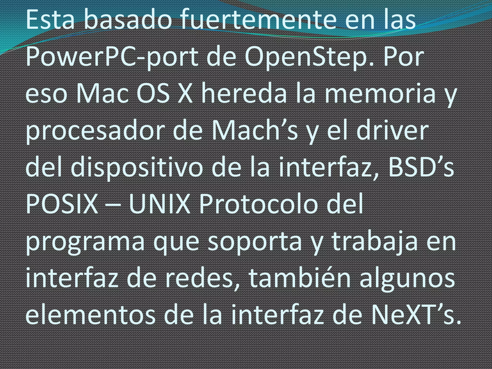 Historia y evolución del sistema operativo mac os | PPT