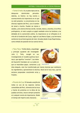 Historia y evolucion de la cocina peruana | PDF