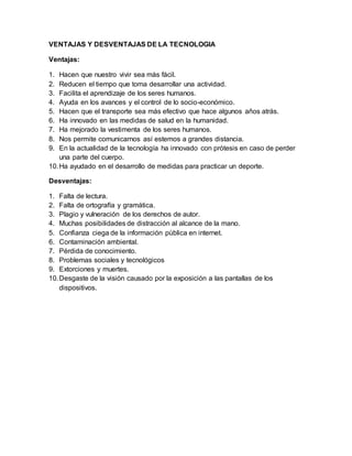 historia de la tecnologia | DOCX