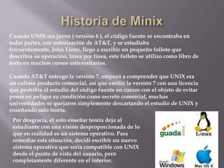 Historia y evolucion de los sistemas operativos | PPTX