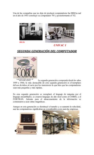 Historiaygeneraciondelacomputadora 150417143609-conversion-gate02 | PDF