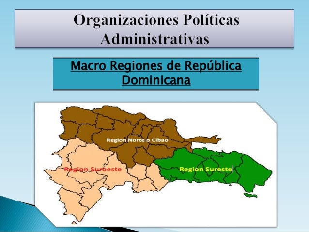 Regiones De La Republica Dominicana
