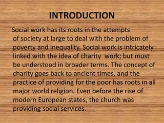 Historical Development of Social Work In United Kingdom | PPTX