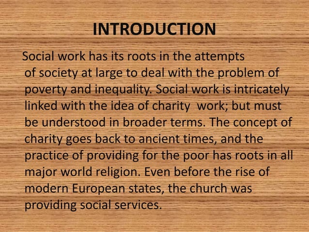 Historical Development of Social Work In United Kingdom | PPTX ...