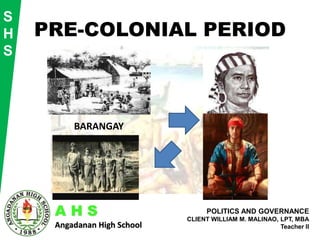 Pre-Colonial- Colonial | PPTX