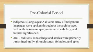 HISTORICAL overview of filipino language | PPTX