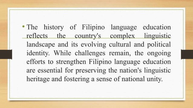 HISTORICAL overview of filipino language | PPTX