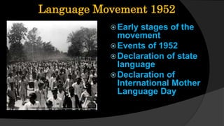 Historical movement in bangladesh | PPT