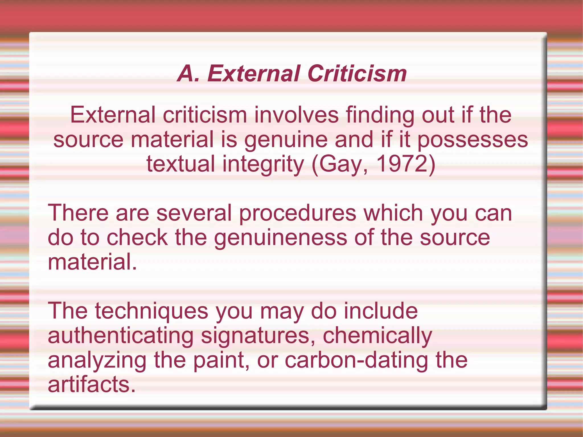 Historical Research | PPT