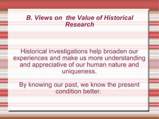 Historical Research | PPT