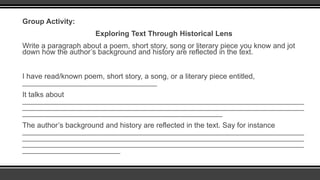 Historical keypoints to review-eng1).pptx | Poetry | Books and Literature