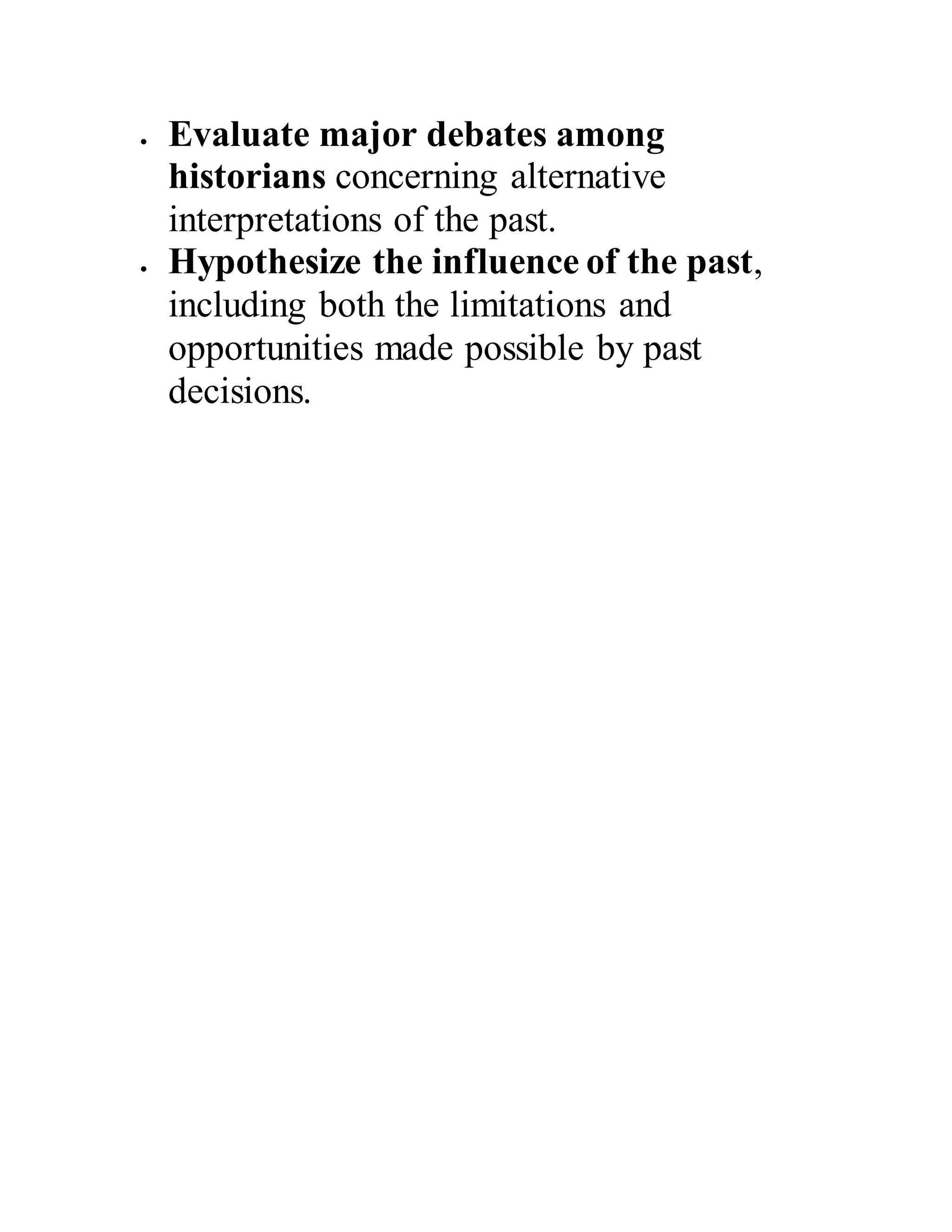 Historical analysis and interpretation bs1 | DOCX