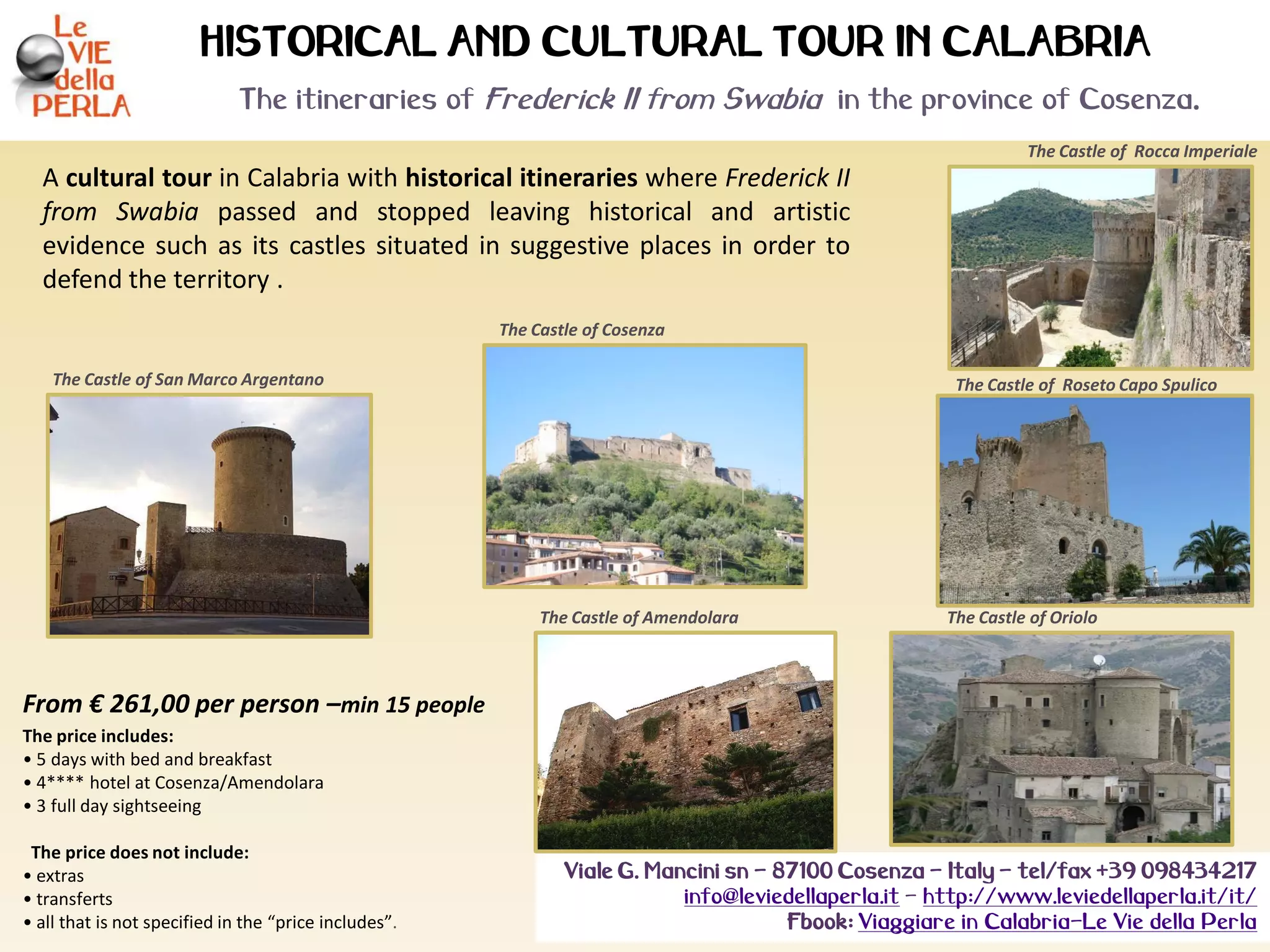 Historical and cultural tour in Calabria | PDF | Historic Site and ...
