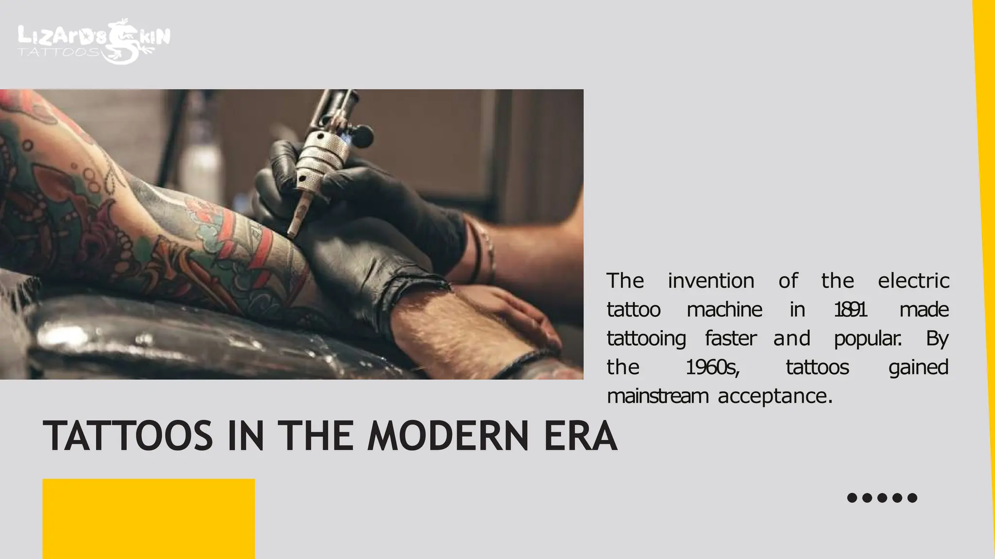 Historical and Evolutionary Aspects of Tattoo Art | PPTX