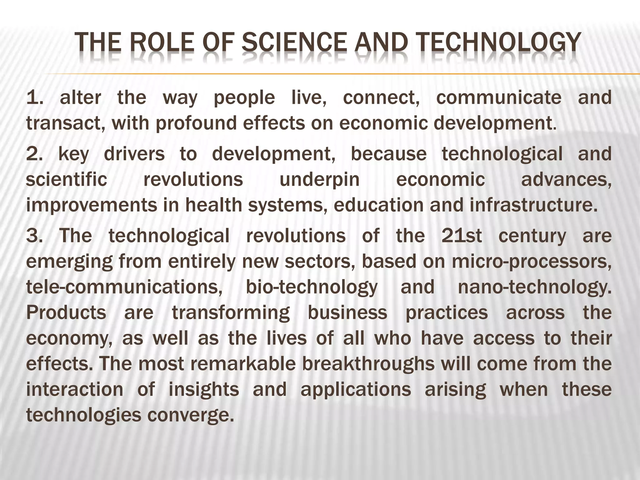 Historical antecedents of science and technology | PPTX
