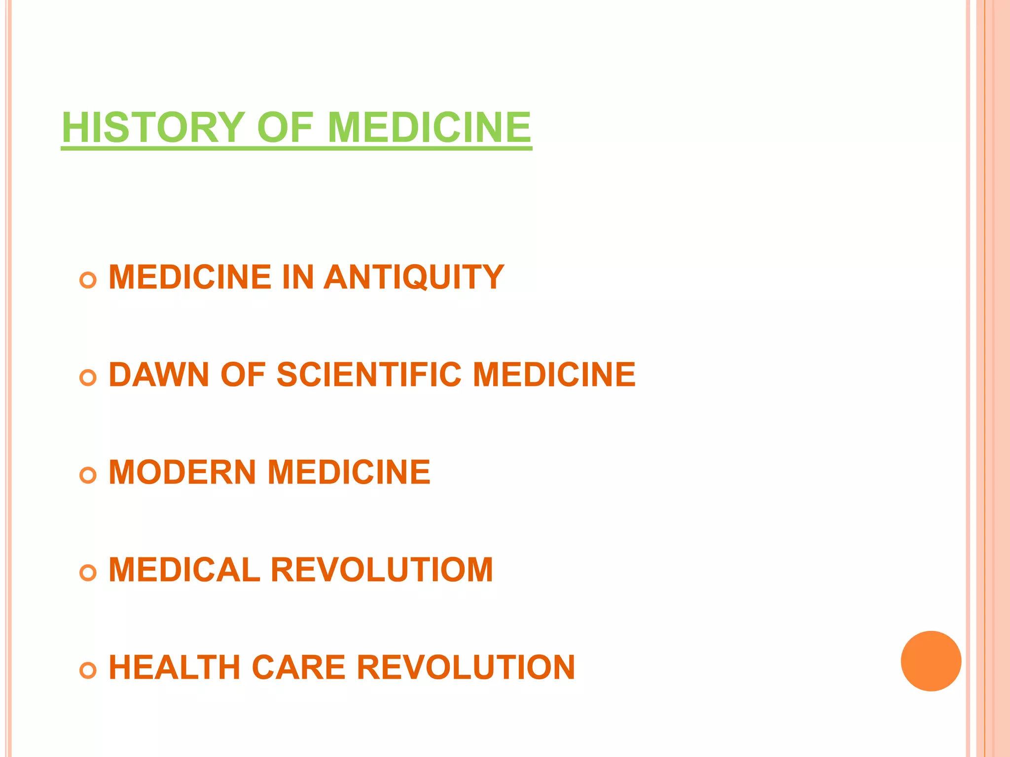 Historical aspect of community medicne | PPT