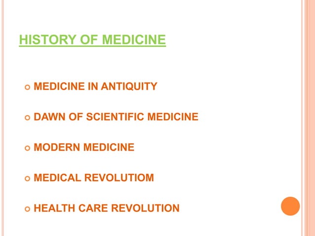 Historical aspect of community medicne | PPT
