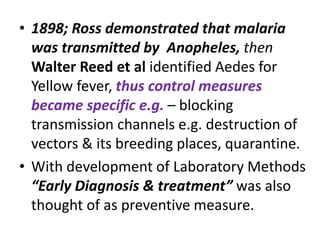 Historical aspects community medicine | PPT