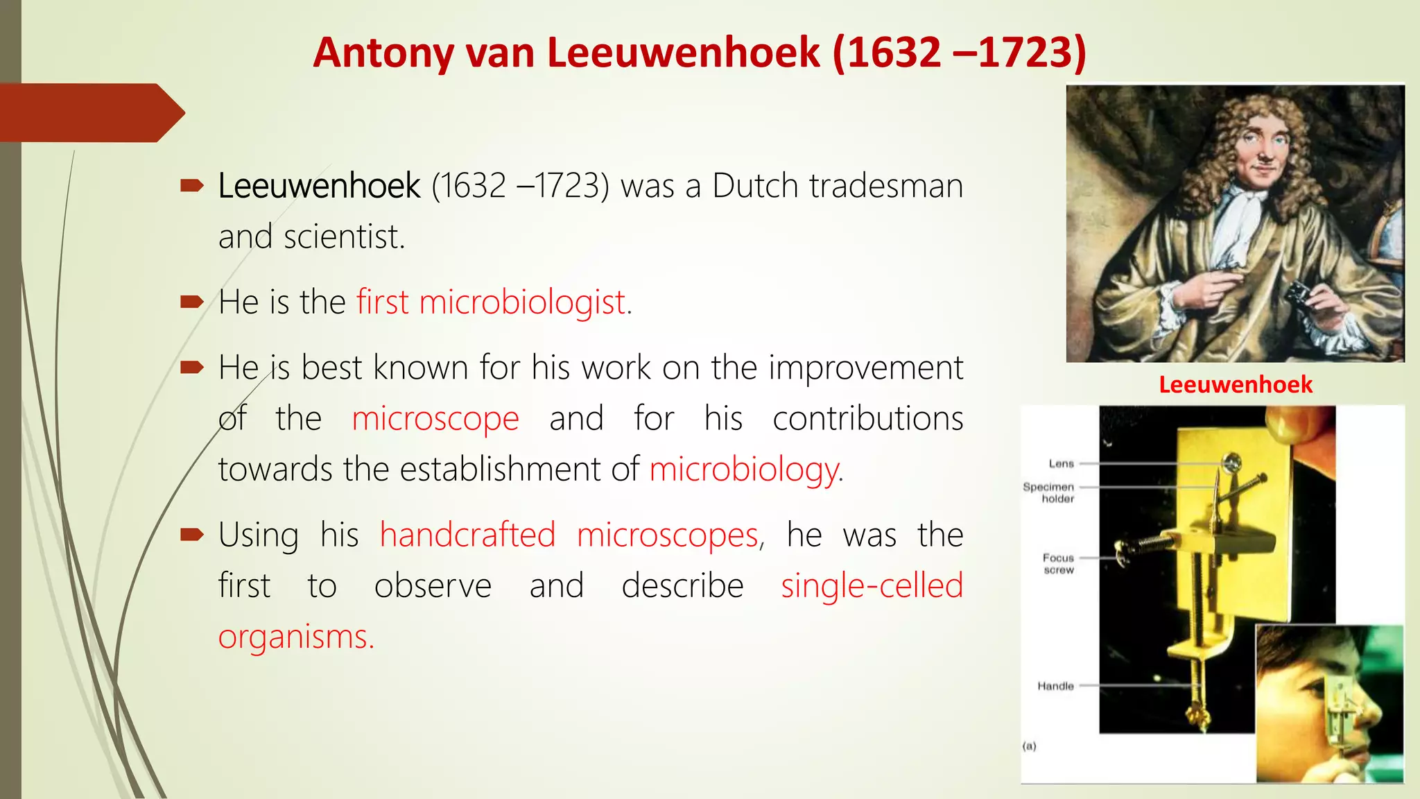 Historical aspects of microbiology part 1 | PPTX