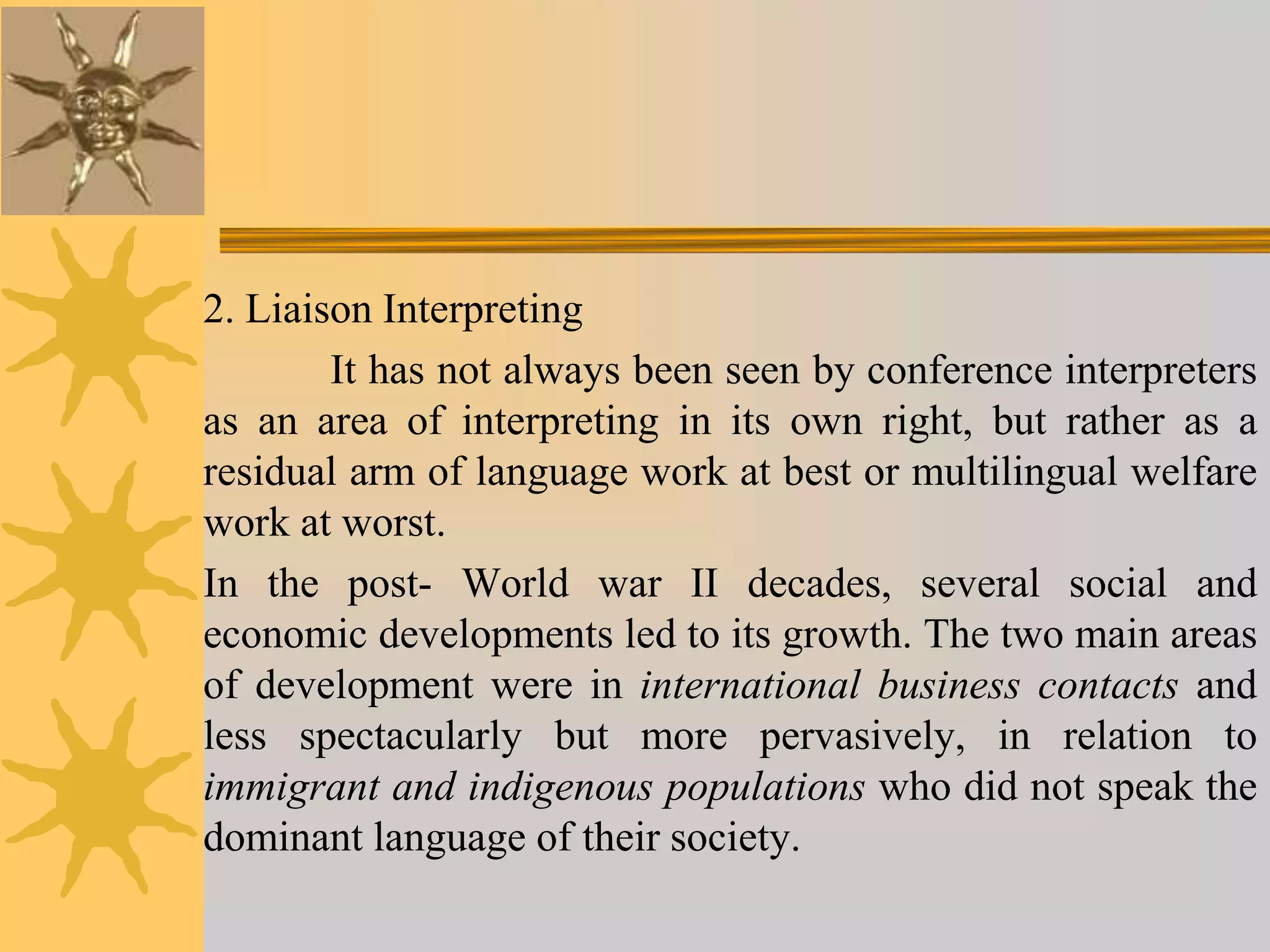 Historical background of Interpreting | PPTX