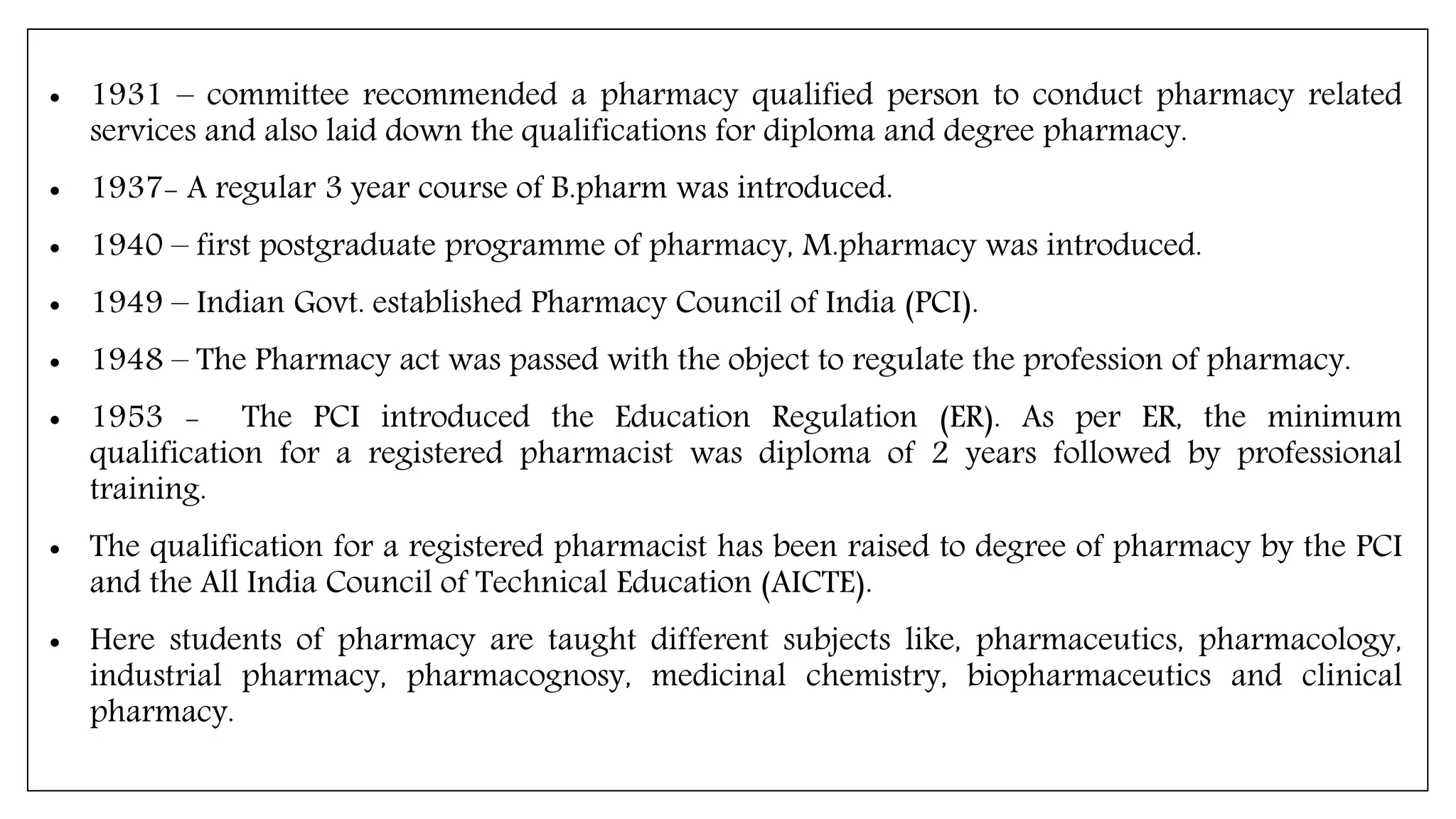 HISTORICAL BACKGROUND & DEVELOPMENT OF PROFESSION OF PHARMACY | PPTX