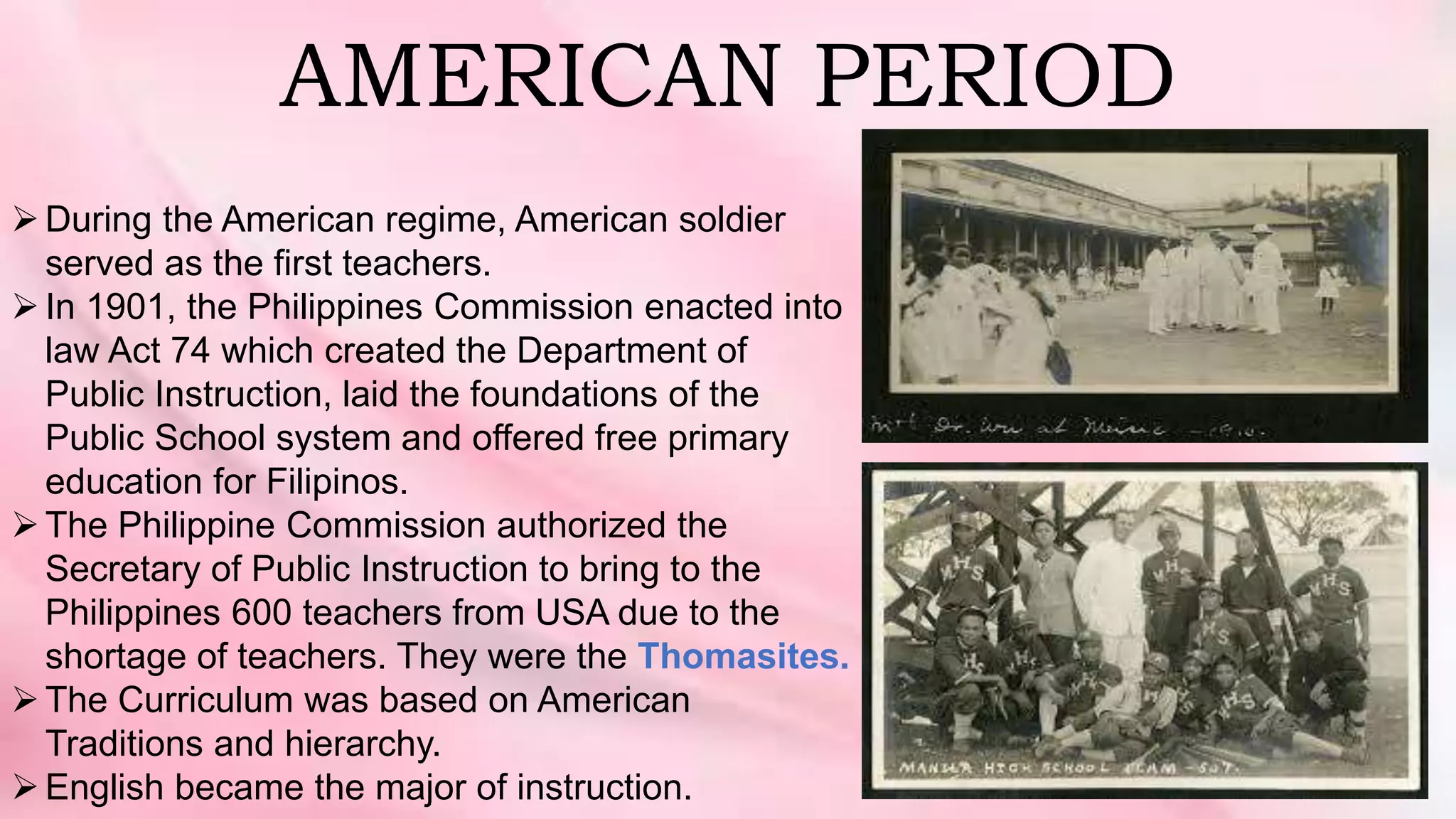 Historical background of curriculum in the philippines | PPTX