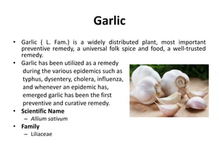 Historical background of medicinal plants and folk medicines | PPTX