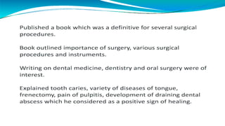 Historical background of periodontia | PPTX