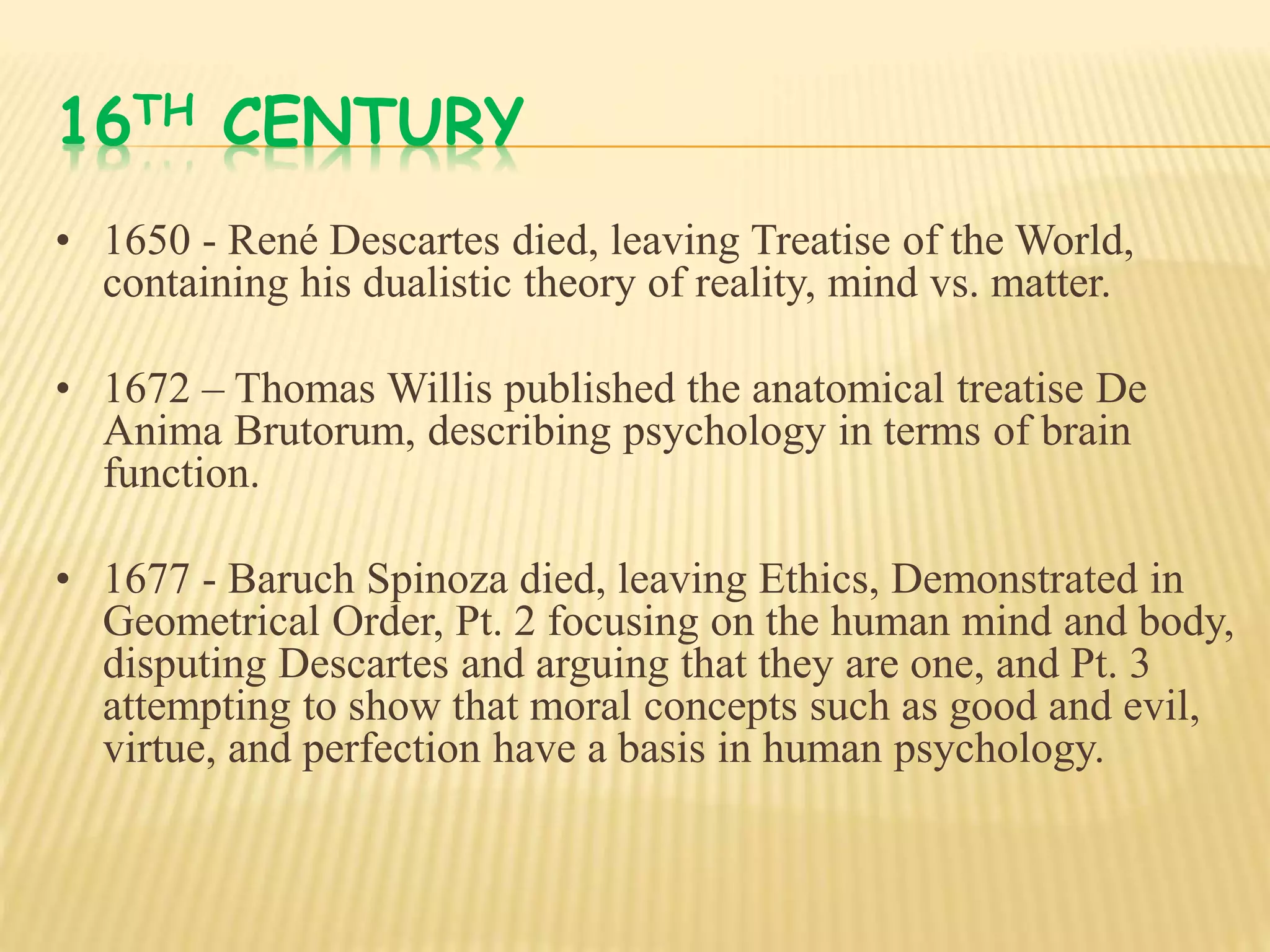 Historical background of psychology | PPSX