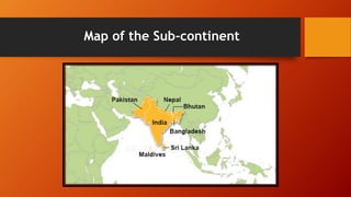 Historical background of subcontinent | PPTX