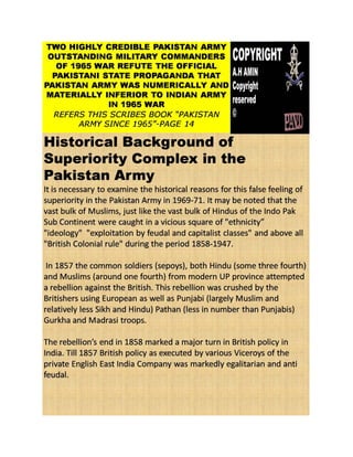 HISTORICAL BACKGROUND OF SUPERIORITY COMPLEX | PDF