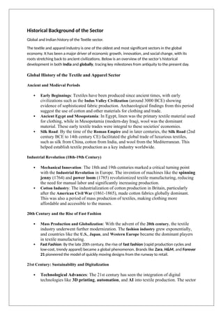 Historical Background of the Sector final report.docx