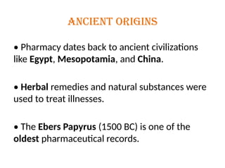 Historical Background of Modern Pharmacy.pptx