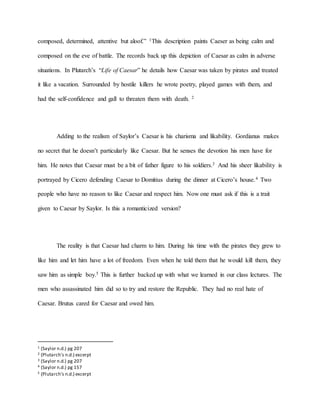 Historical character portrayal in the rubicon | DOCX