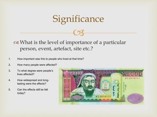 Historical concepts | PPTX